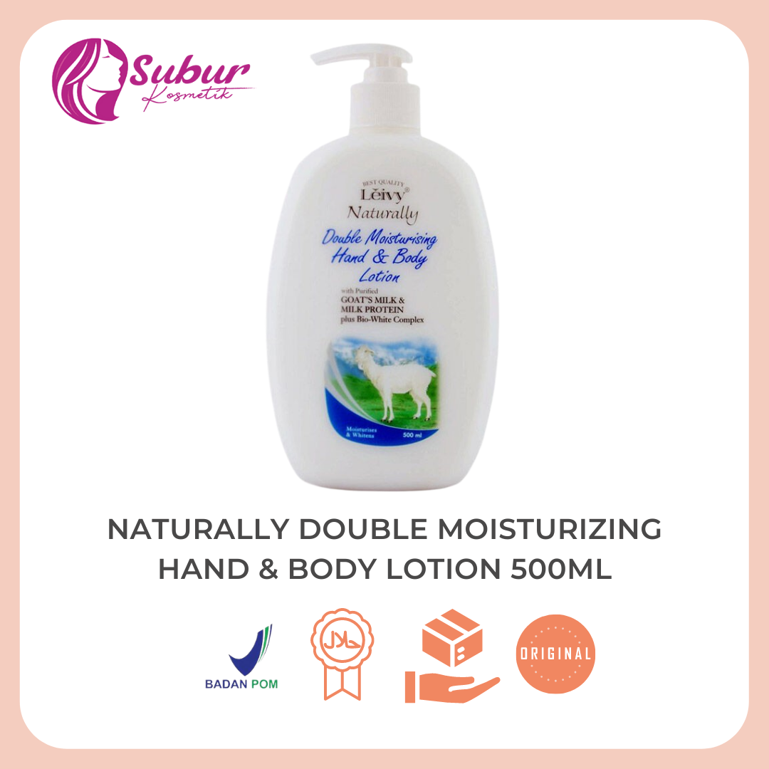 Leivy Naturally Double Moisturizing Hand & Body Lotion (Pump) 500ML ...