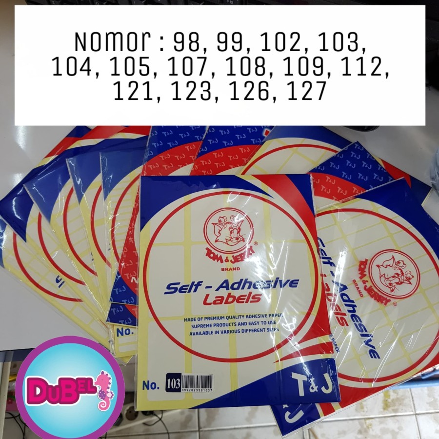 Label Tom Jerry / Label Tom & Jerry / Label Stiker Tom Jerry / Label ...