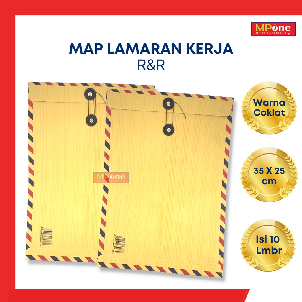 (10 PCS) Map Lamaran Kerja / Map Coklat Tali / Amplop Coklat | Lazada ...