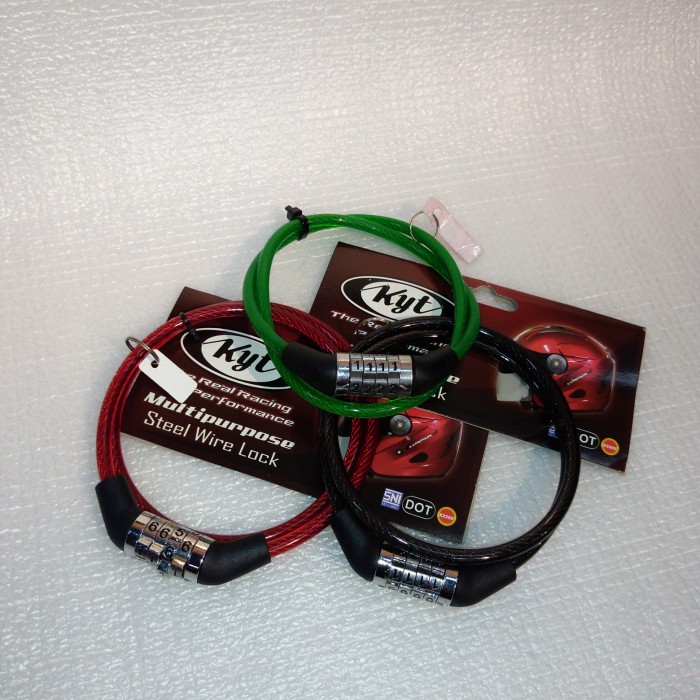 Wire Lock Code Kunci Helm dengan Kode Original KYT | Lazada Indonesia