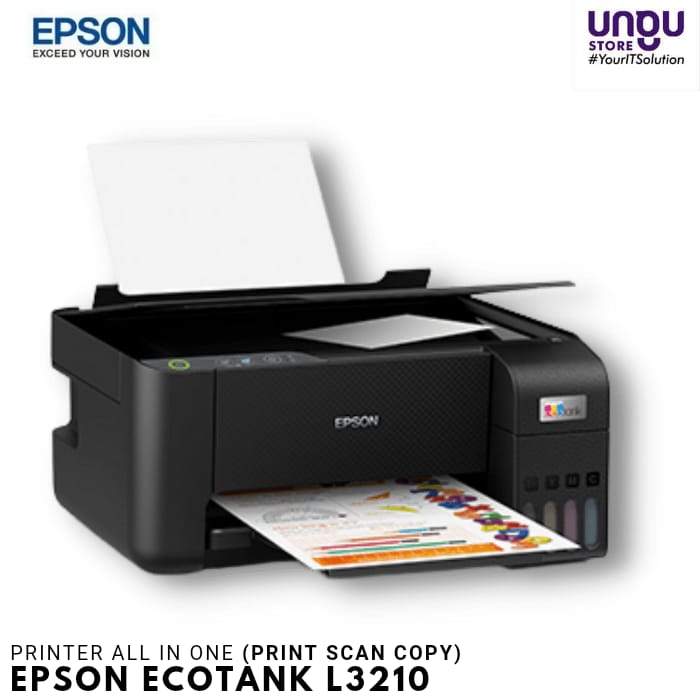 Printer Epson L3210 All In One Printer Ecotank Print Scan Copy Multifungsi Printer | Lazada ...