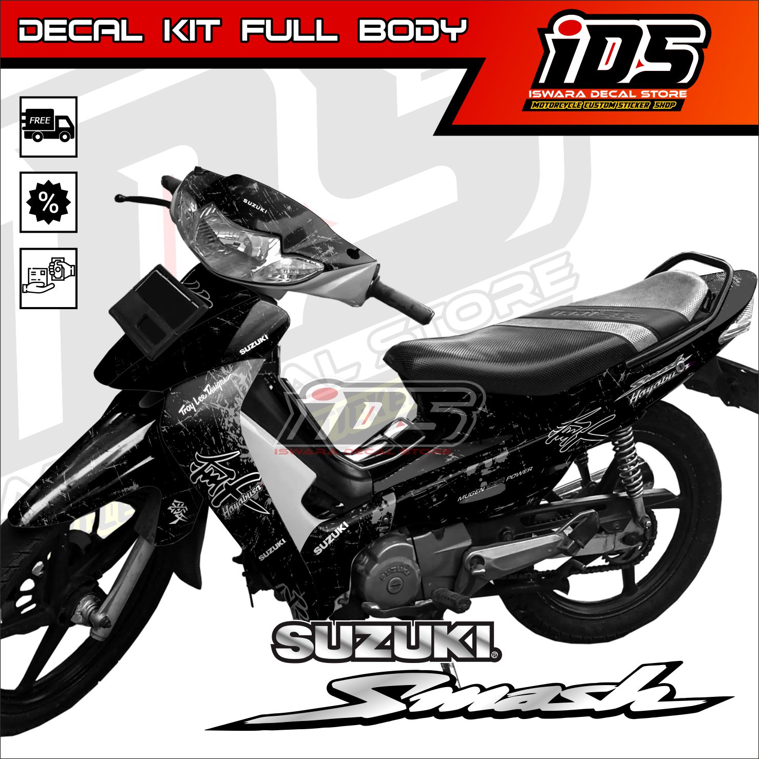 Decal Suzuki Smash Lama Full Body Dekal Stiker Smash Lama Full Body ...