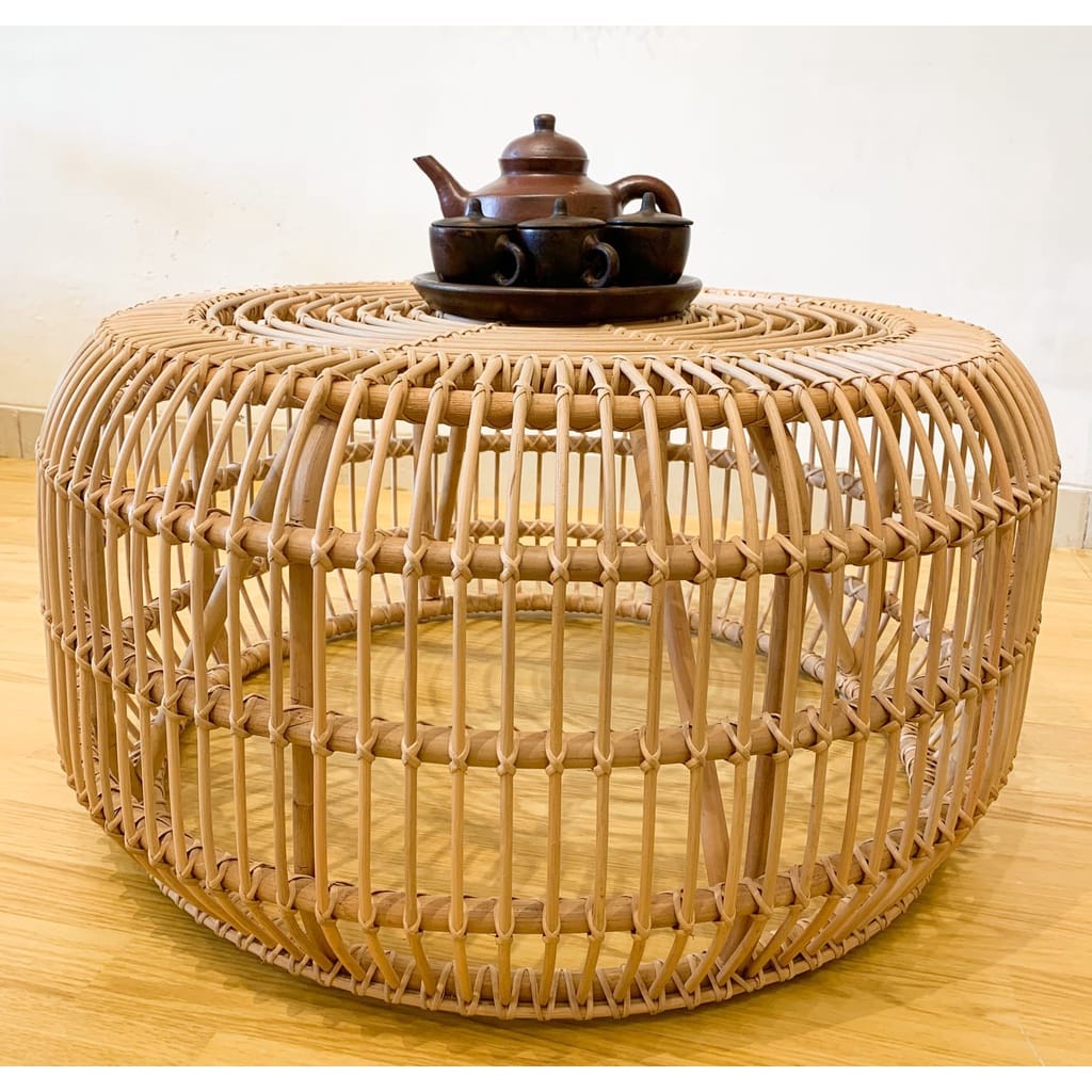 Meja Teras Rotan Minimalis / Meja Rattan Aesthetic / Meja | Lazada ...