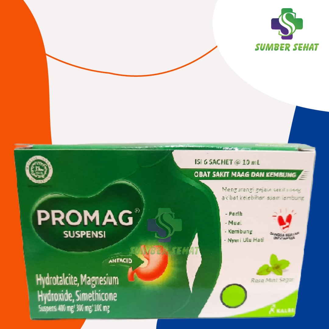 PROMAG SUSPENSI 10 ML BOX 6 SACHET | Lazada Indonesia