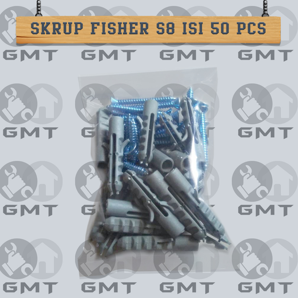 PAKET MURAH Skrup Fisher S8 ISI 50PCS | Lazada Indonesia