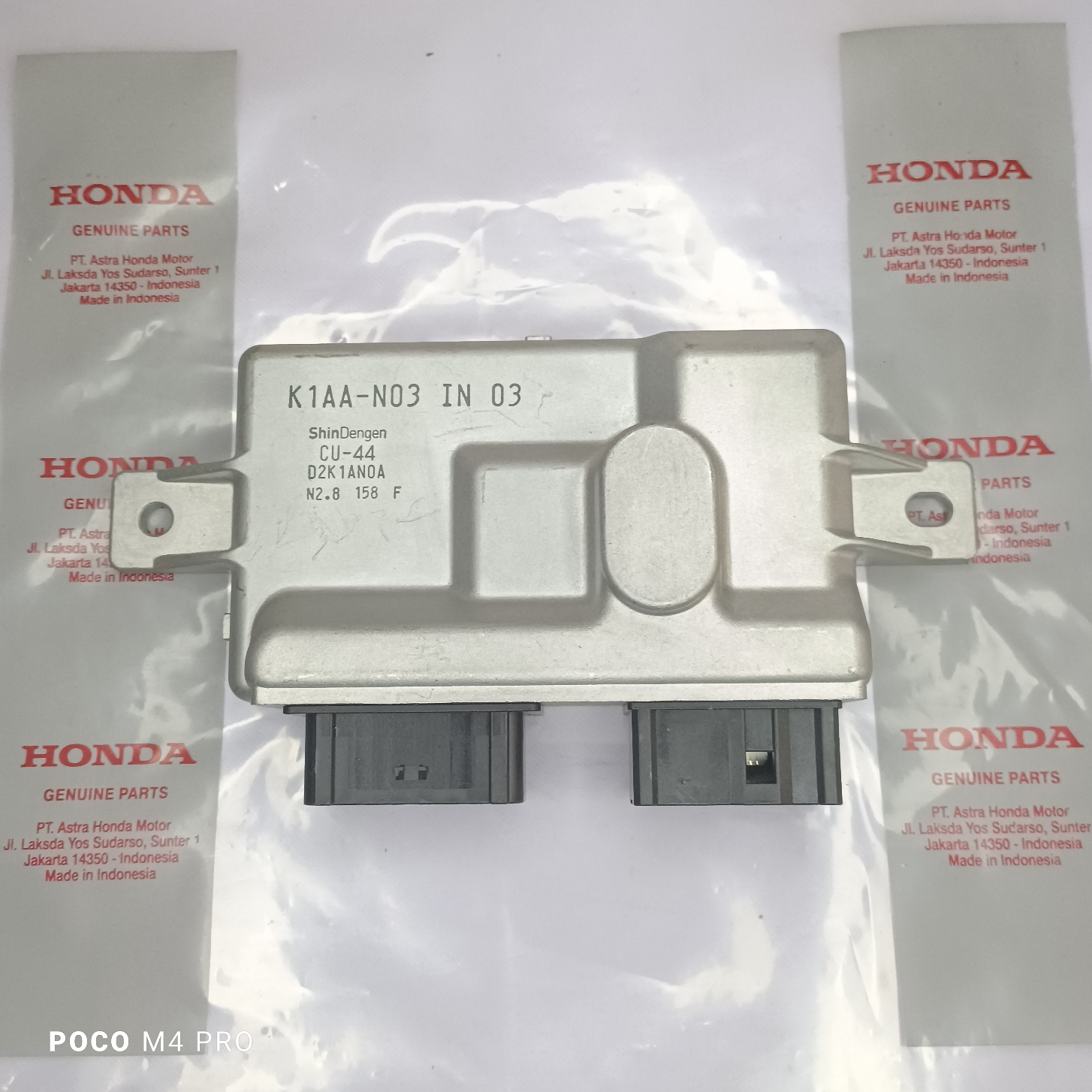 Engine control unit ecu ecm honda beat street beat deluxe non iss kode k1a asli original ...