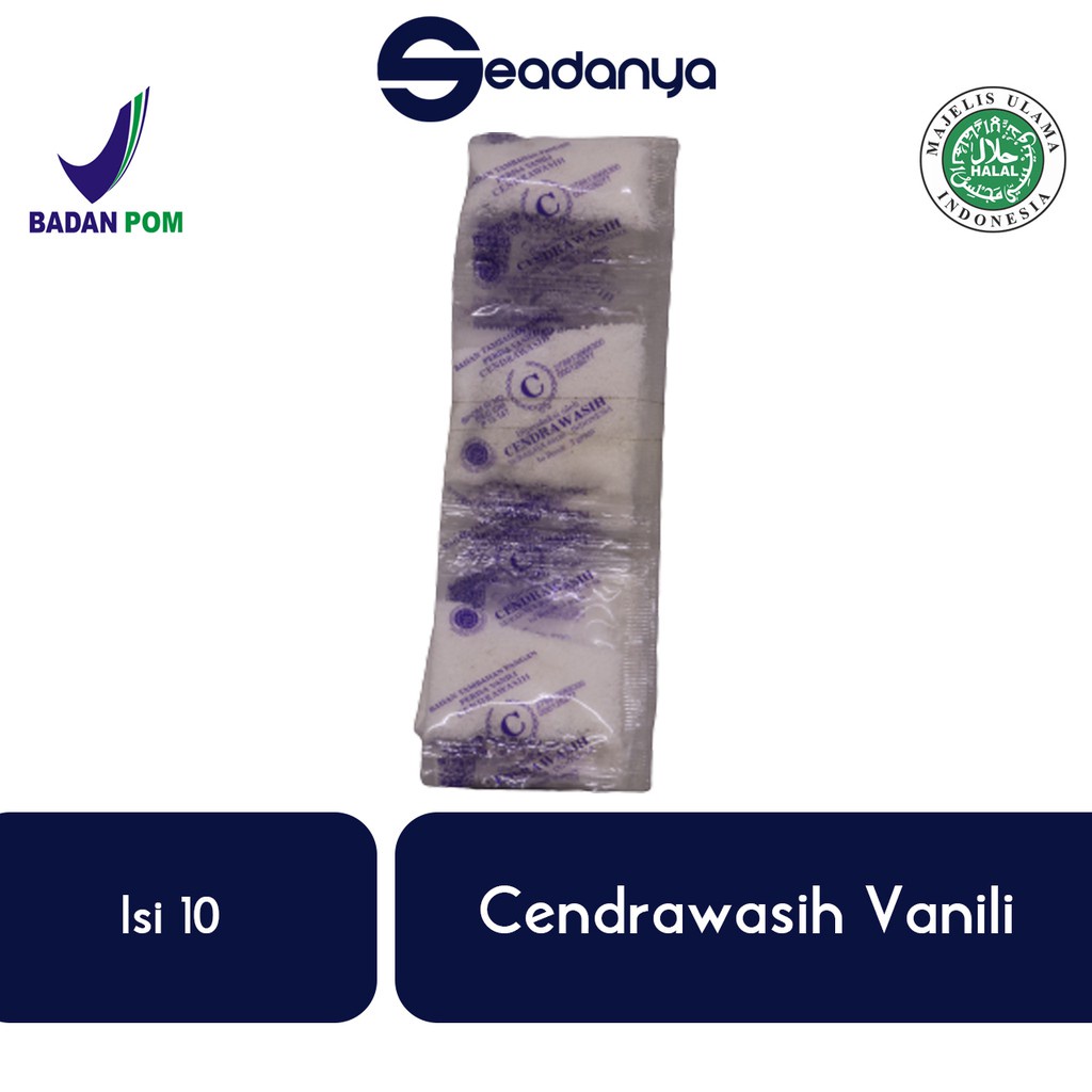 Perisa Vanili Cendrawasih isi 10 pcs -Halal MUI & BPOM | Lazada Indonesia