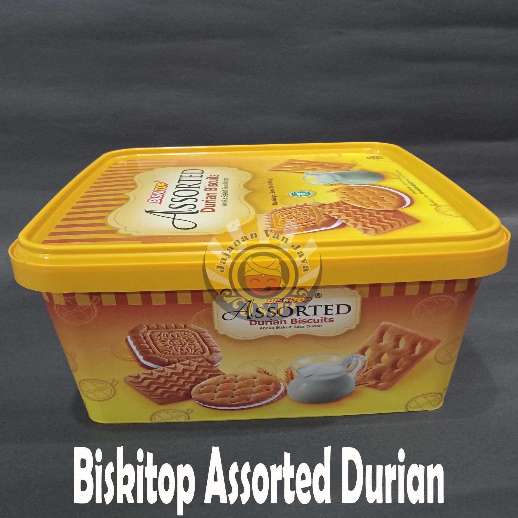 Aneka Kue Kaleng Ember Lebaran Biskitop Assorted Durian Biskuit ...