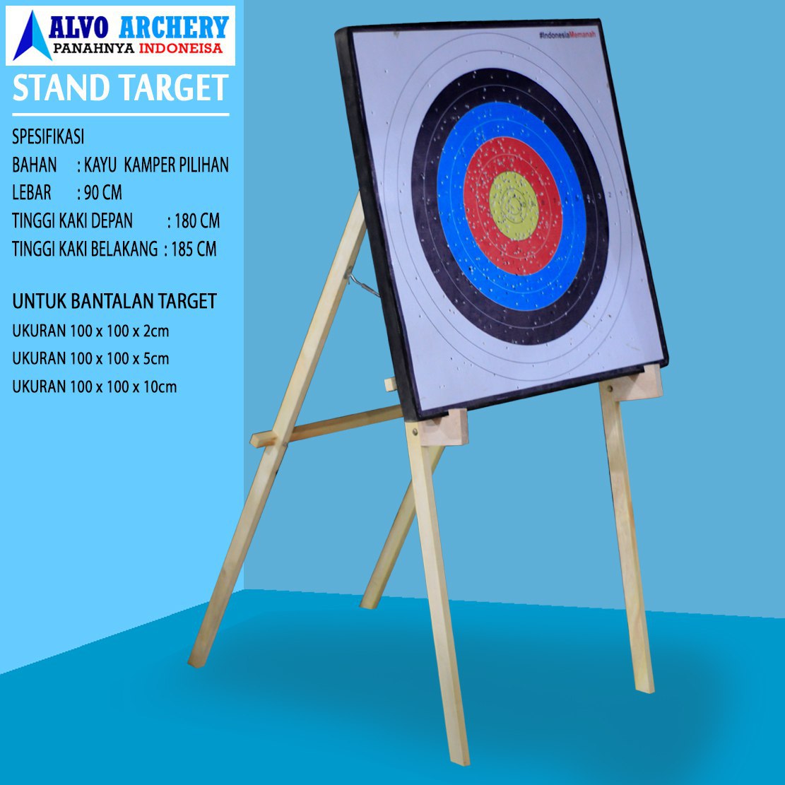 DUDUKAN TARGET SASARAN PANAH-STAND KAKI TRIPOD PENYANGGA 4 kaki Bogor ...