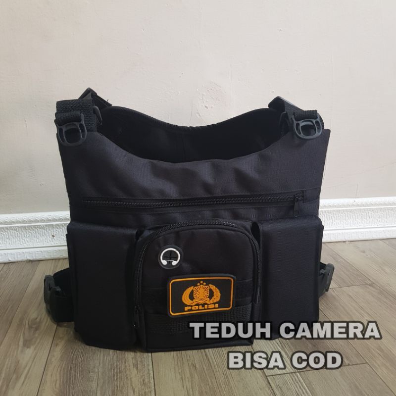tas dada polisi / Chest Bag Tas Dada Premium Multifungsi Biker Motor ...