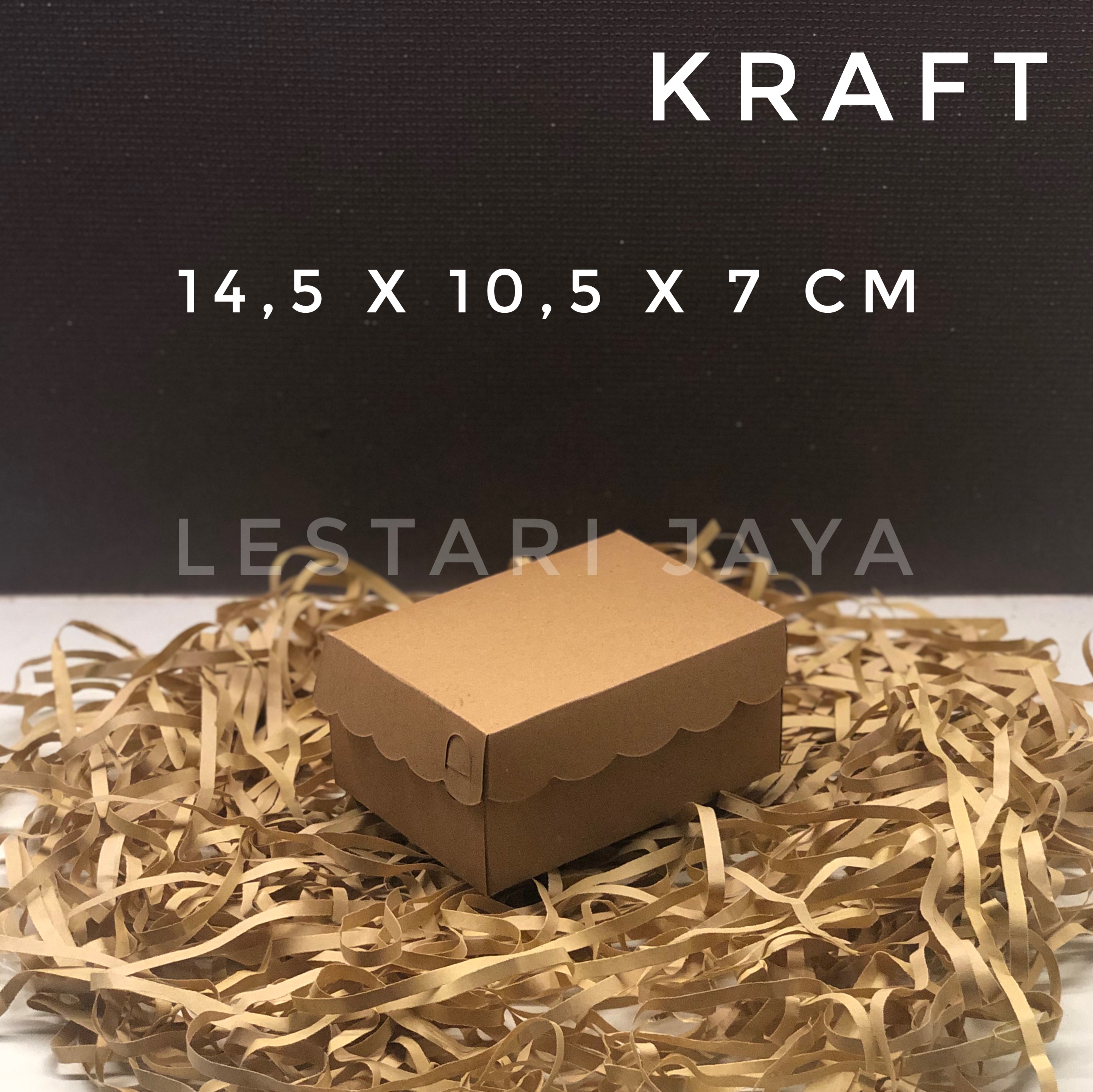 (5 Pcs) Box Kraft RENDA R3 Box Kue Dus Coklat Kotak Packing Kue Roti ...