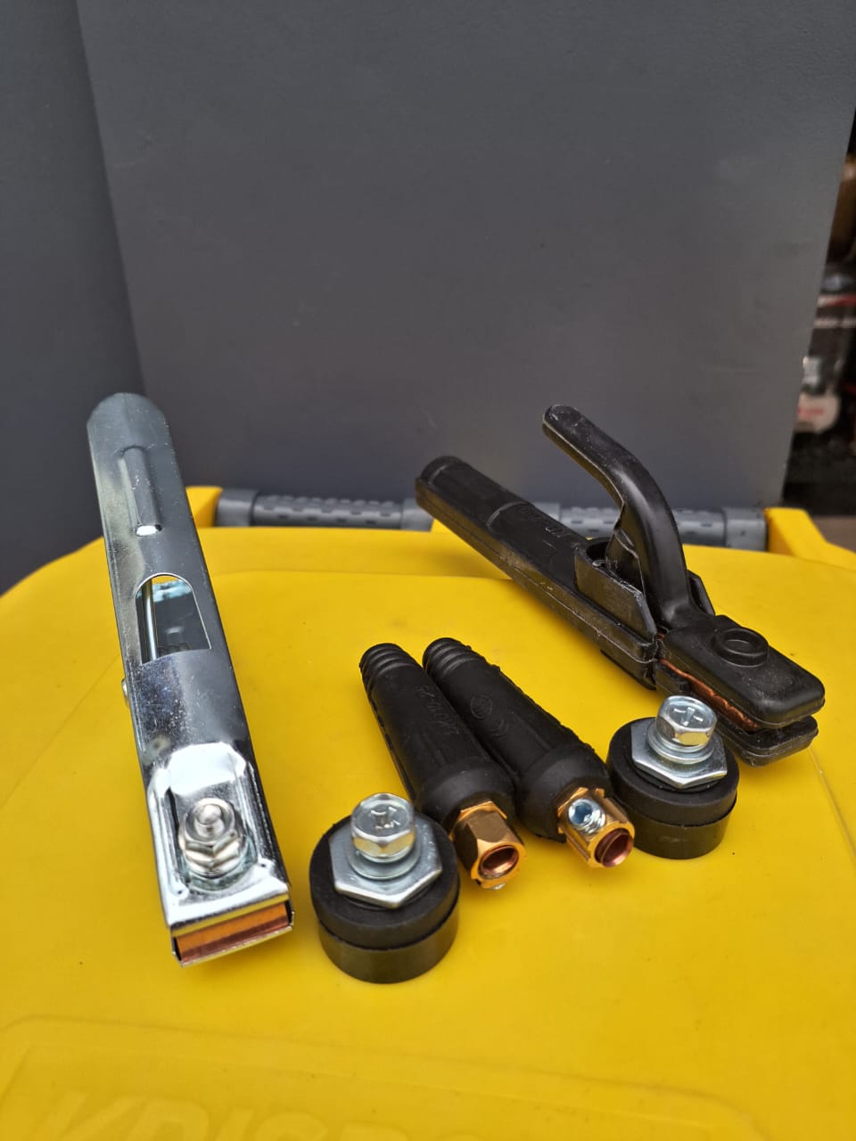 YUKIDO Paket Tang Las 200A + Tang Massa 300A + 2 Set Konektor Las ...