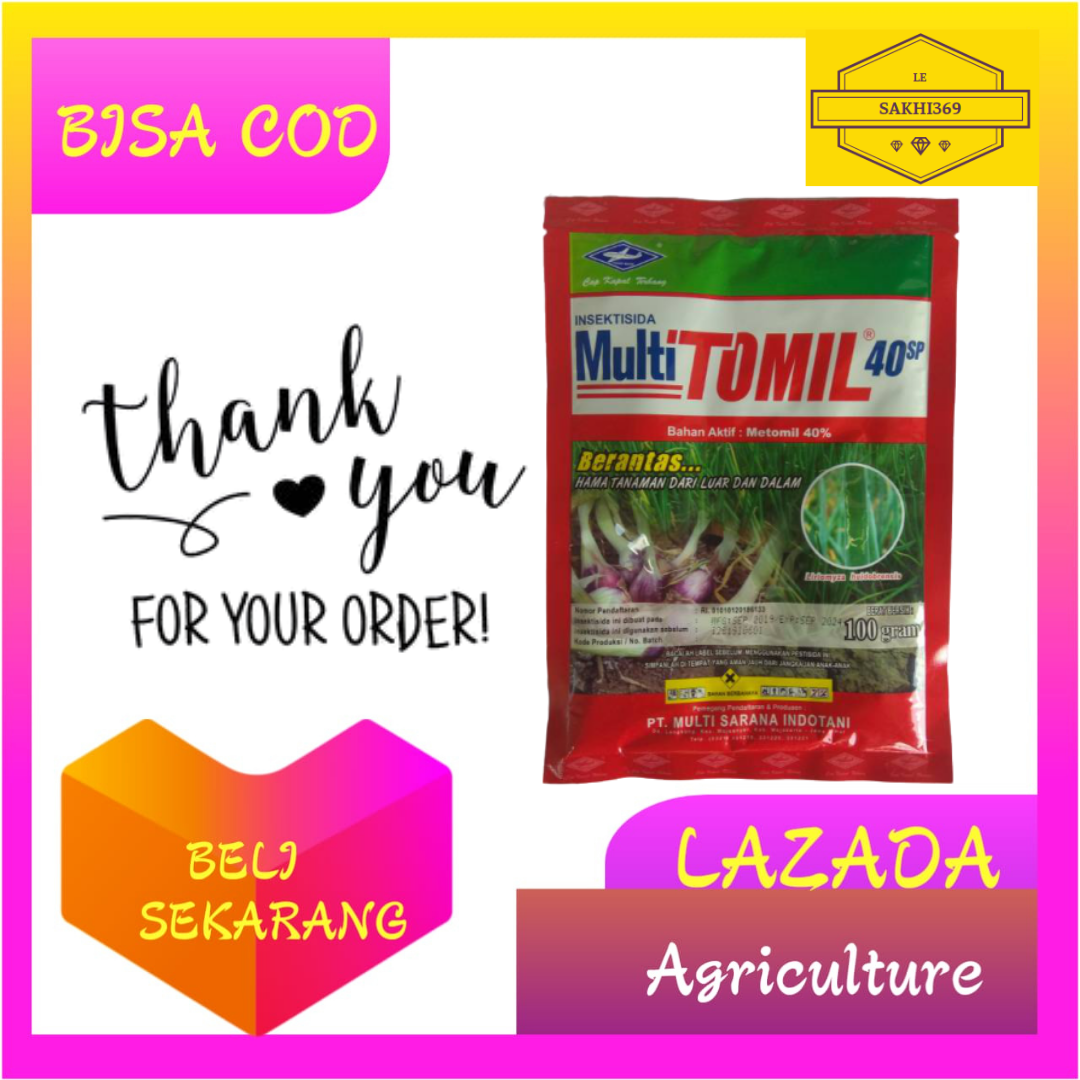 Insektisida Ulat Ampuh Multi Tomil 40 SP 200 gram | Lazada Indonesia