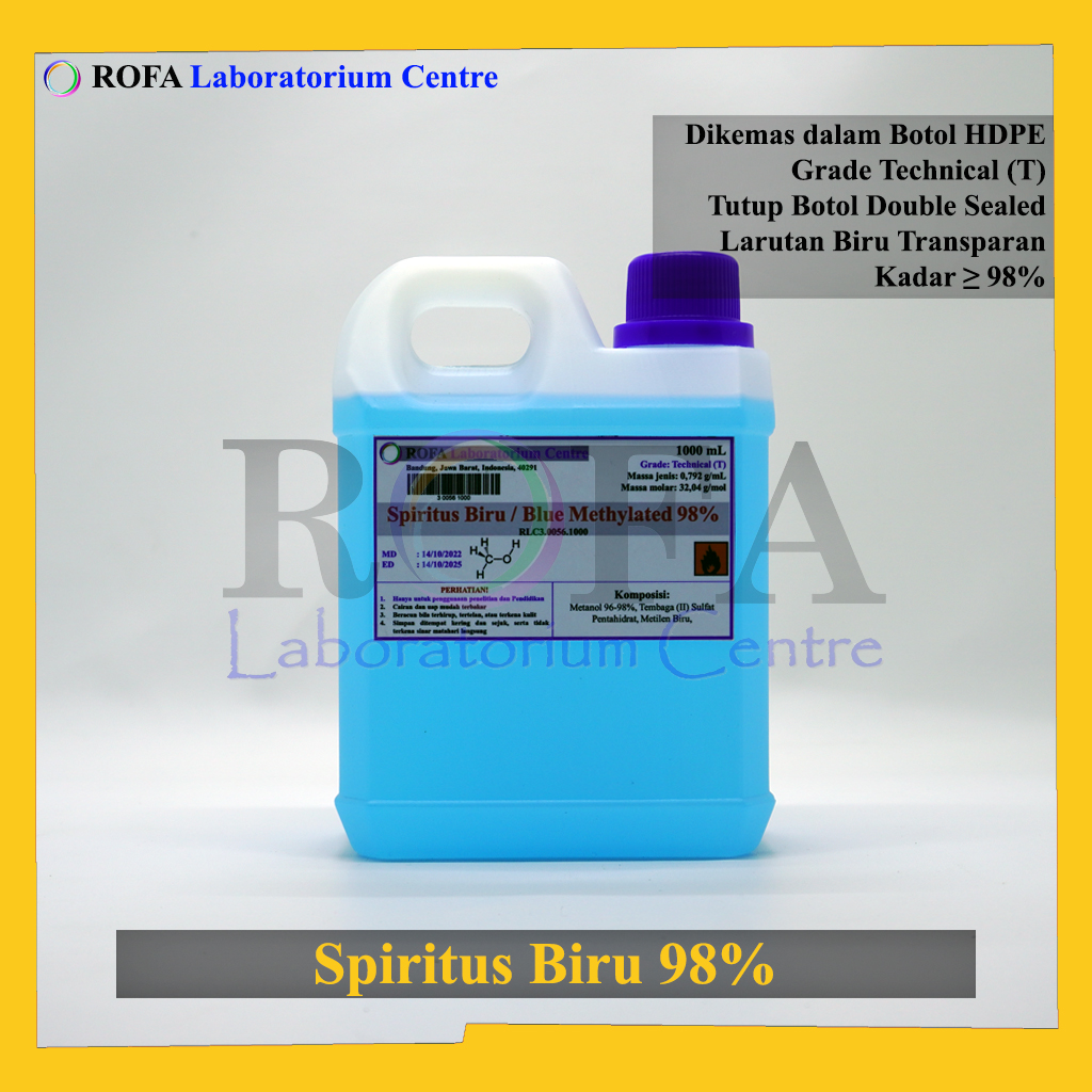 Spiritus Biru / Spirtus Biru / Blue Methylated 98% 5 Liter | Lazada Indonesia