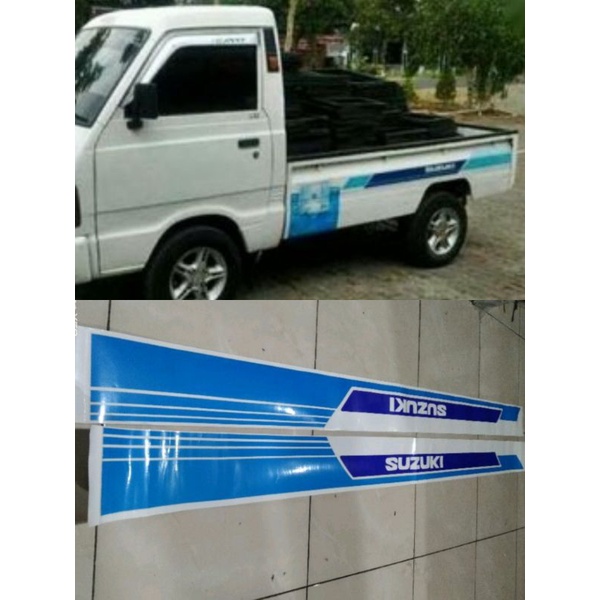sticker striping stiker list body carry bak suzuki carry pick up 1.0 ...