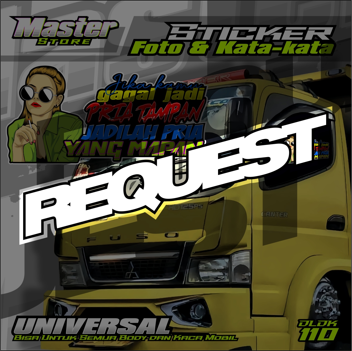 Sticker Kata-kata Keren, Motivasi, Lucu Motif TAK MAU MENGATUR DAN ...