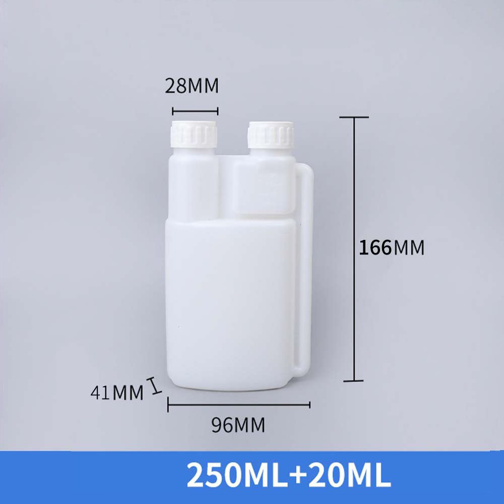 500ml/250ml Botol Takaran Oli Samping Vespa Double Twin Neck Bottle ...