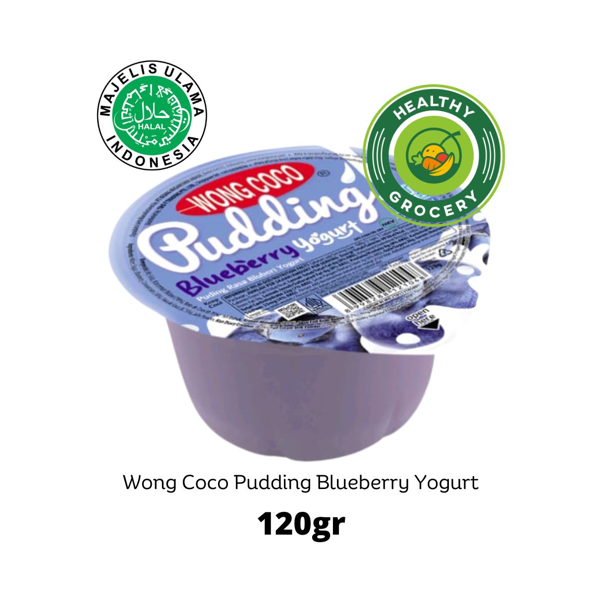 Wong Coco Pudding Blueberry Yogurt / Mango / Guava 120gr | Lazada Indonesia