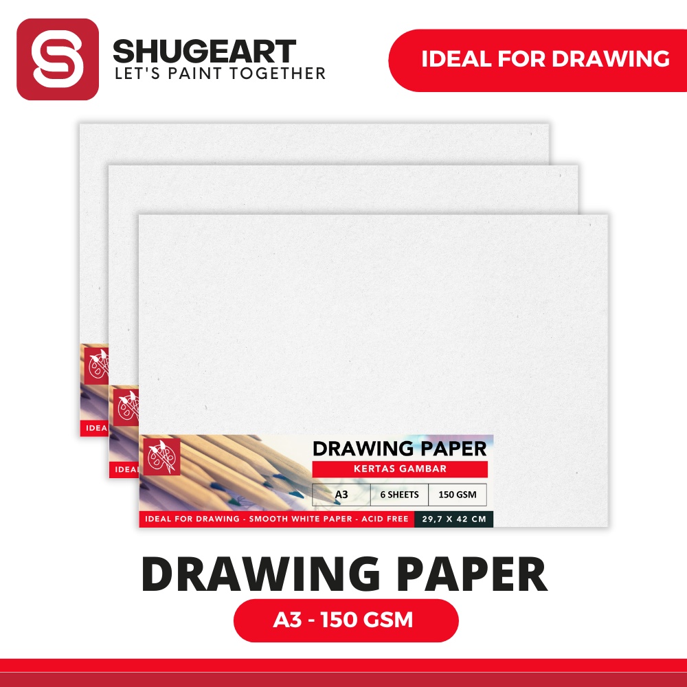 Drawing Paper Kertas Gambar Sketch Paper Kertas Lukis Kertas Sketsa ...