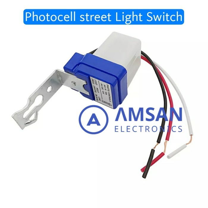Saklar Sensor Cahaya Otomatis Lampu Jalan LDR DC 12V AC 220V | Lazada ...