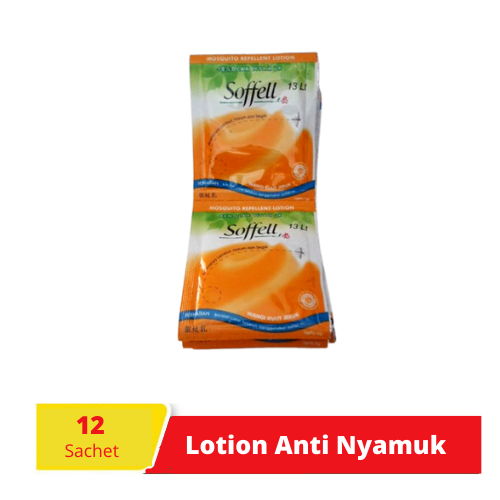 Sofel Lotion Penolak Nyamuk Kulit Jeruk [12 Sachet x 6gr / Renceng ...