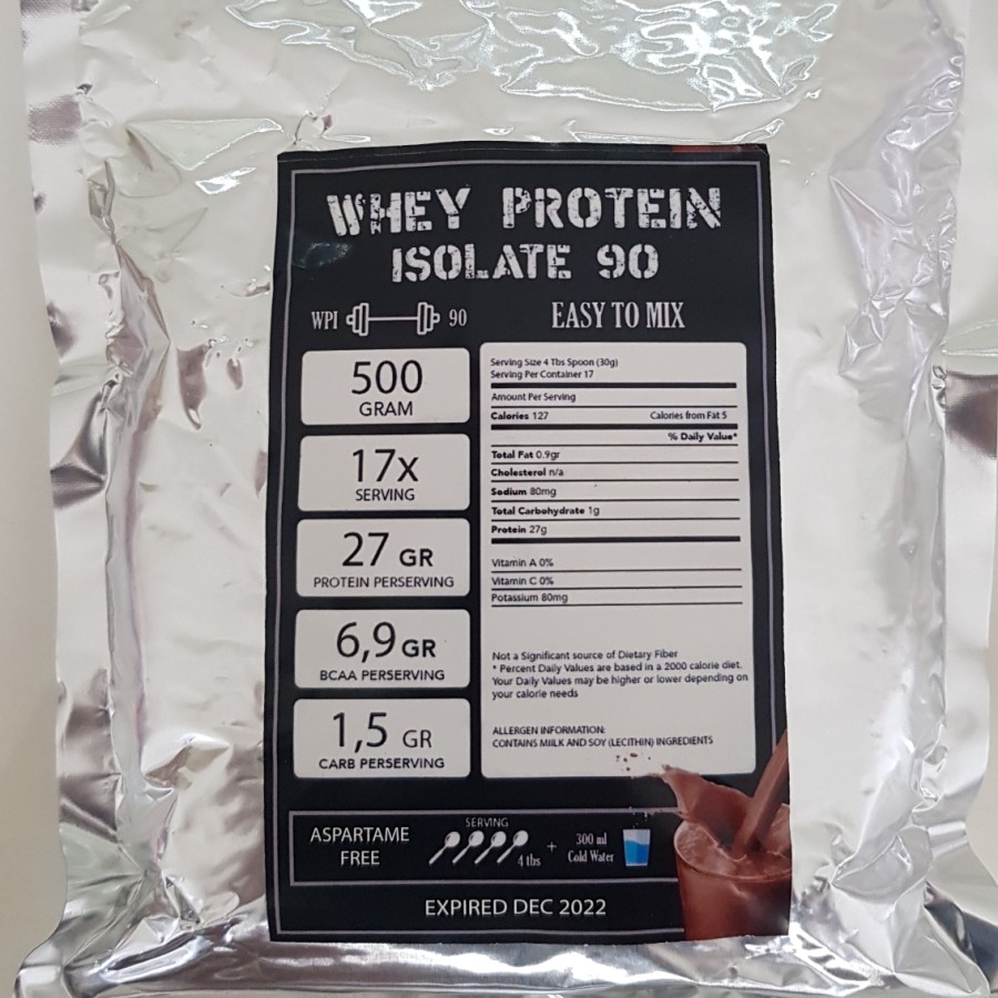 Susu Whey Protein Isolate COKLAT WPI90 500 gram | Lazada Indonesia