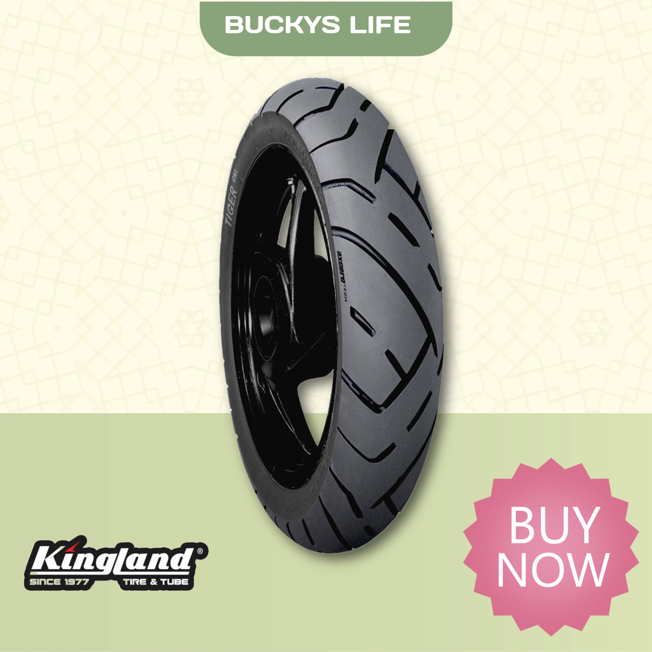 BAN TUBELESS MOTOR MATIC TIGER CRT | Lazada Indonesia