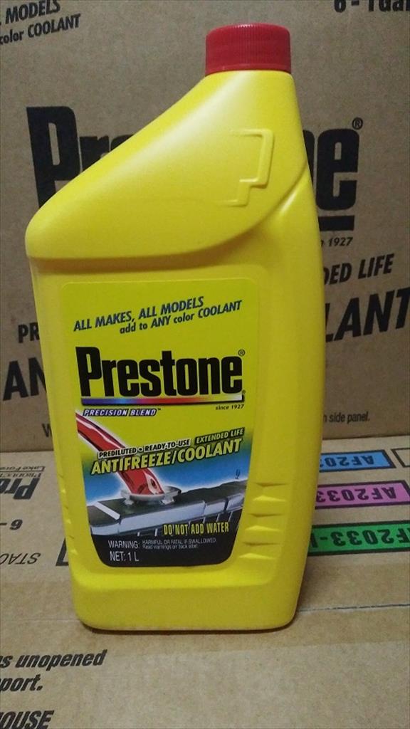 Air Radiator Coolant Anti Freeze Prestone 33% Merah Pink 1 Liter ...