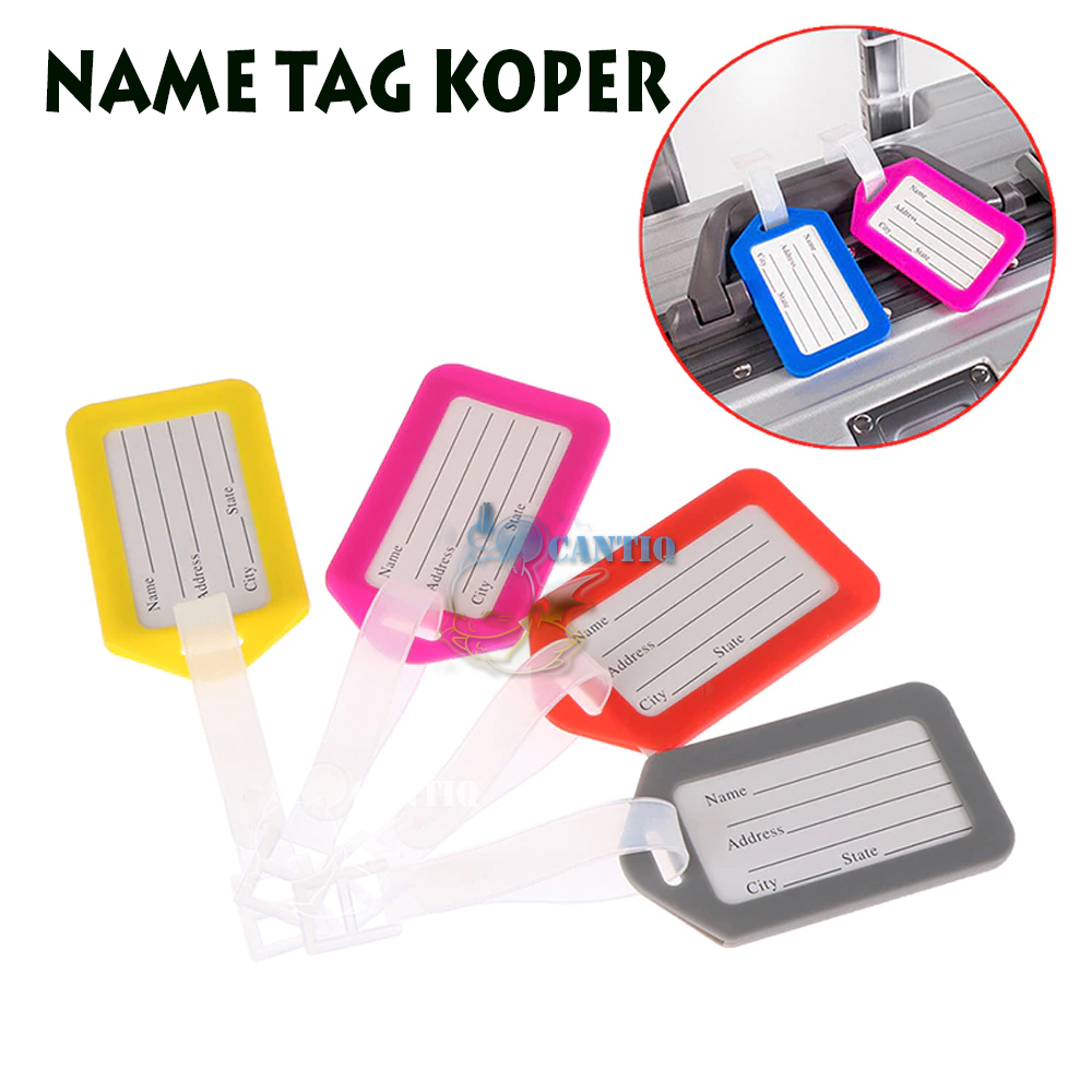 QCF 1 Pcs Tali Name Tag Koper Tali Koper / Luggage Name Tag Koper ...