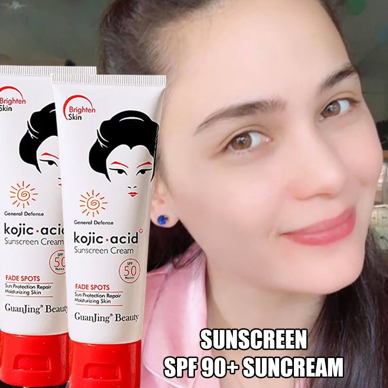 Kojic Acid Sunscreen SPF50 PA+++ Body Sublock Badan Wajah Sunscreen ...