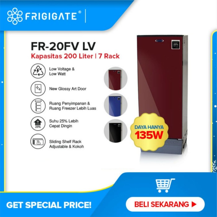 Frigigate Upright Freezer FR-20FV / FR20FV | Lazada Indonesia