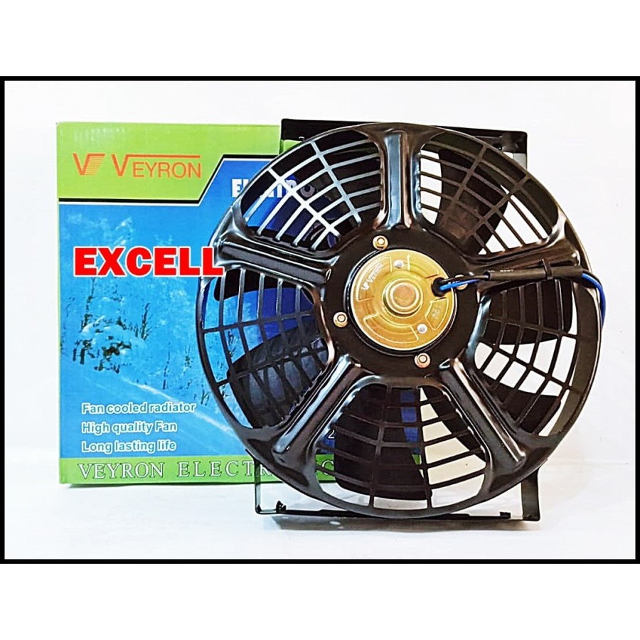 Extra Fan Kipas Motor Ac Mobil Universal Kondensor Radiator Besi 12v 10 ...