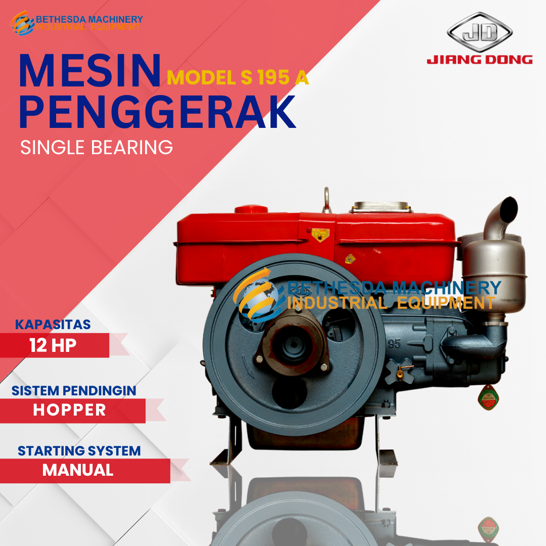 Mesin Penggerak Jiangdong S 195 A 12Hp Diesel Engine Jiang dong 12 hp ...