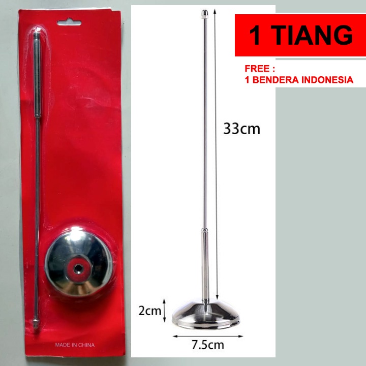 stand tiang bendera meja - Stainless Steel Flag Pole | Lazada Indonesia