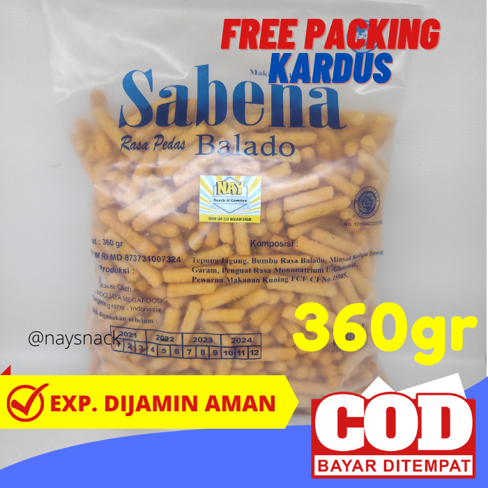 Stik Sabena Stick Keju Balado Jagung Bakar Sapi Panggang Biskuit Kue ...