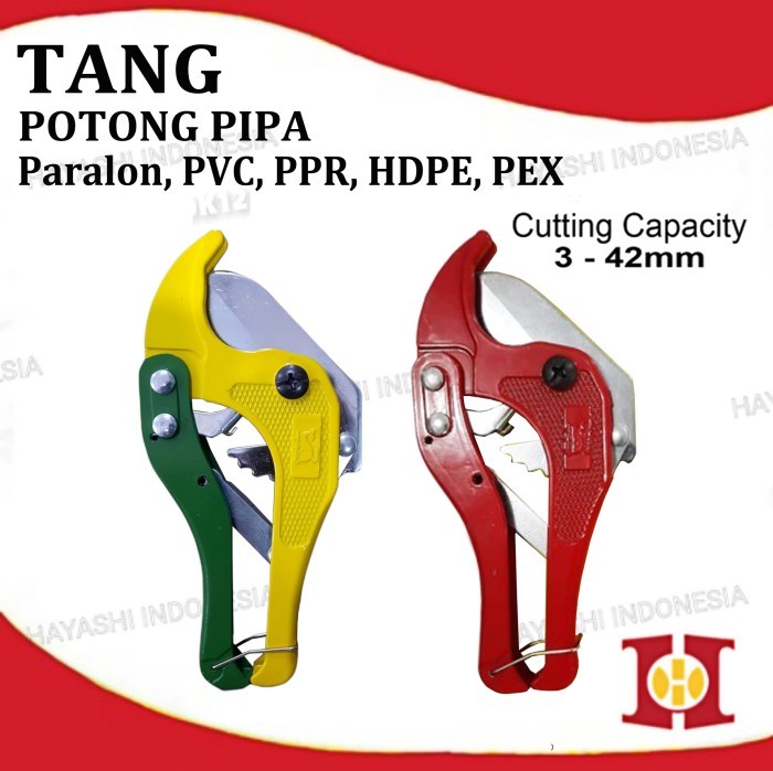 Gunting Pipa Alat Tang Potong Pipe Cutter PVC PPR HDPE PEX Paralon ...