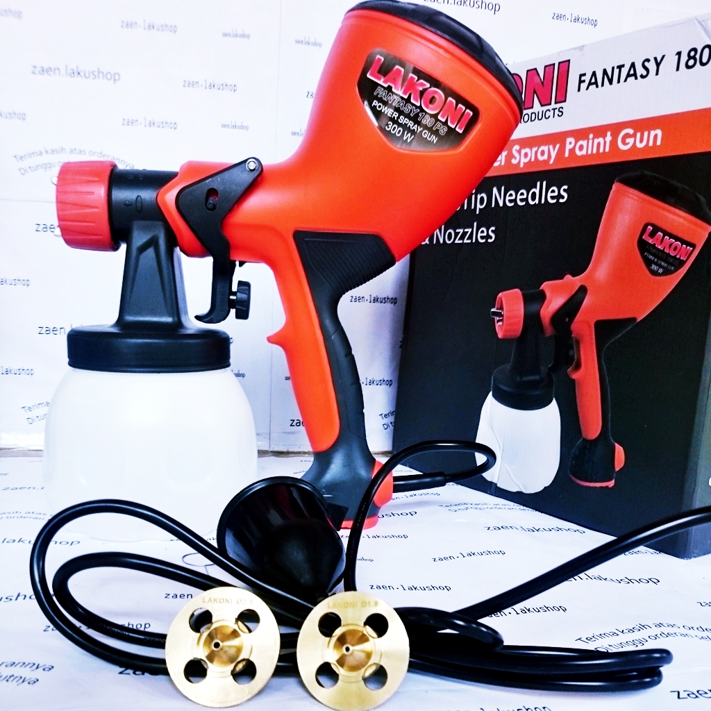 COD LAKONI mesin spray gun elektrik 180PS cat semprot tanpa kompresor ...