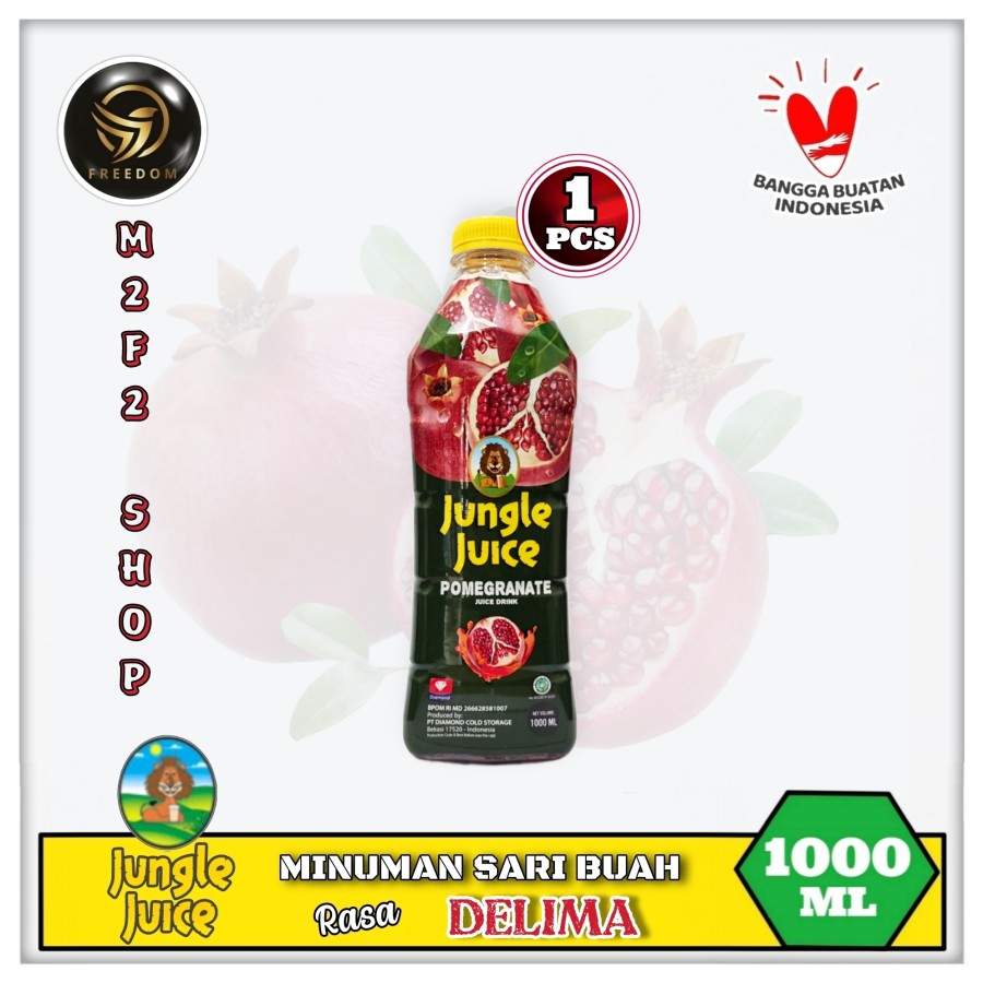 Diamond Jungle Juice Pomegranate | Jus Delima Botol Pet - 1000 ml | 1 ...