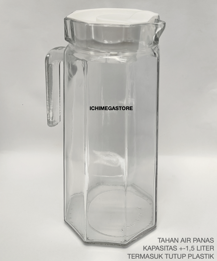 ICHIMEGASTORE Pitcher Water Jug 1.5 L / Tempat Air Minum Kaca | Lazada ...