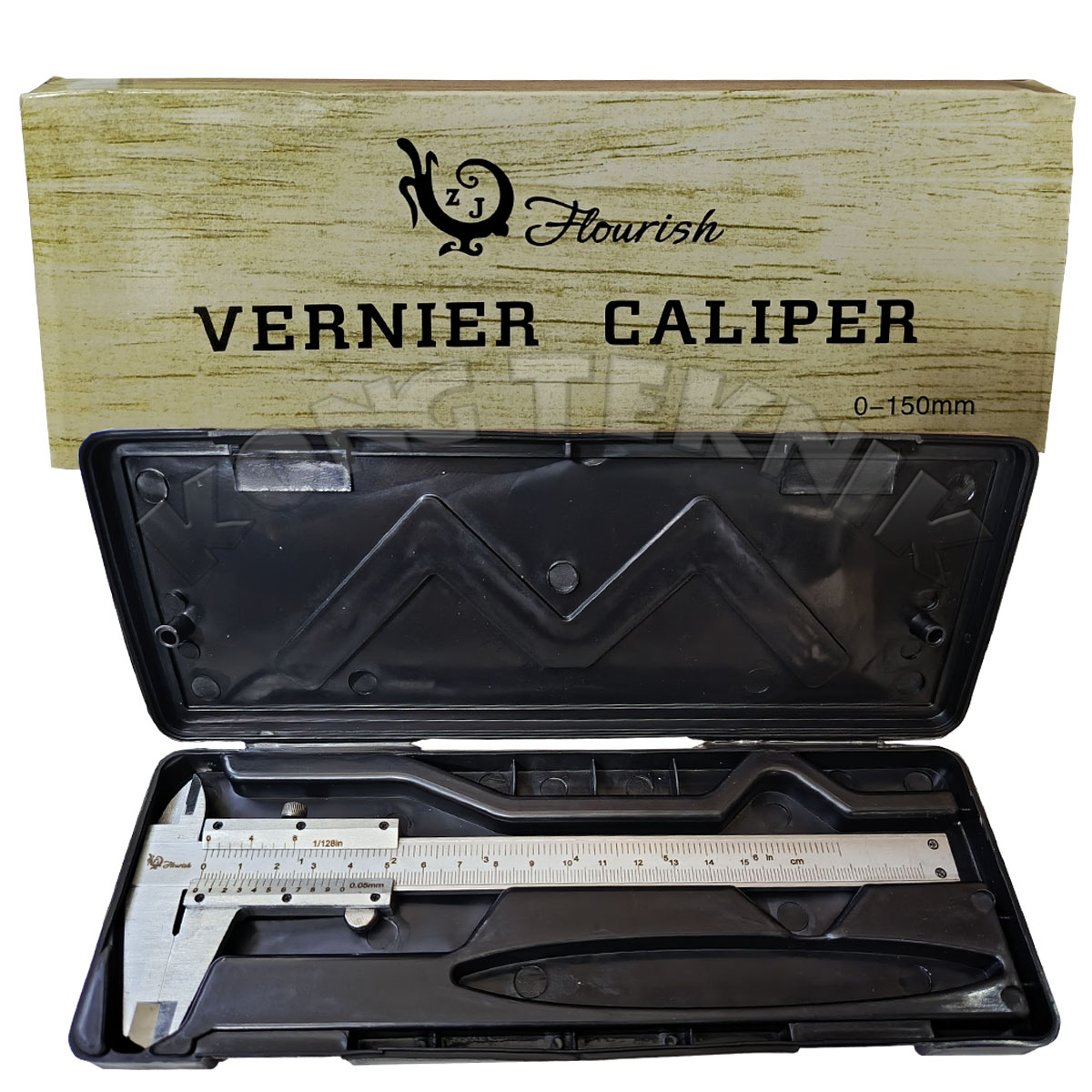 Sigmat 6 Inch Vernier Caliper Besi Jangka Sorong Box Plastik - flourish ...