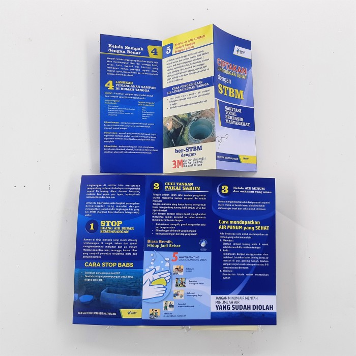 Media Promosi Kesehatan, Leaflet / Brosur STBM Poster Kesehatan ...