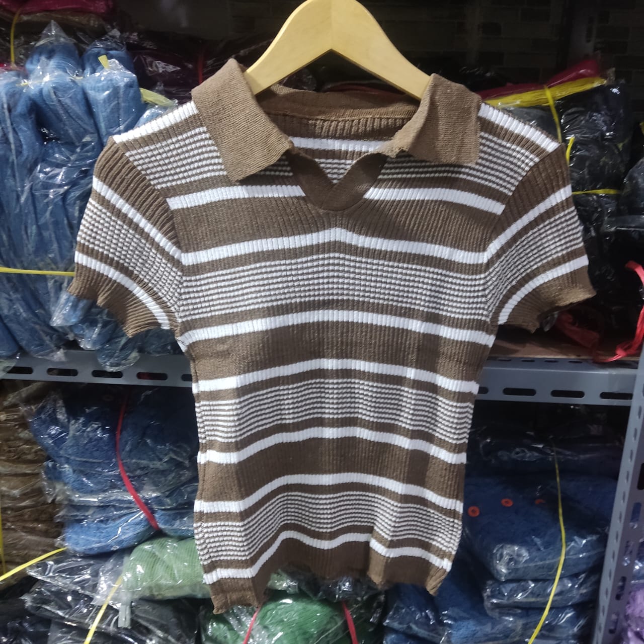 Atasan Rajut Kerah Crop Lissai/Crop Top Rajut | Lazada Indonesia