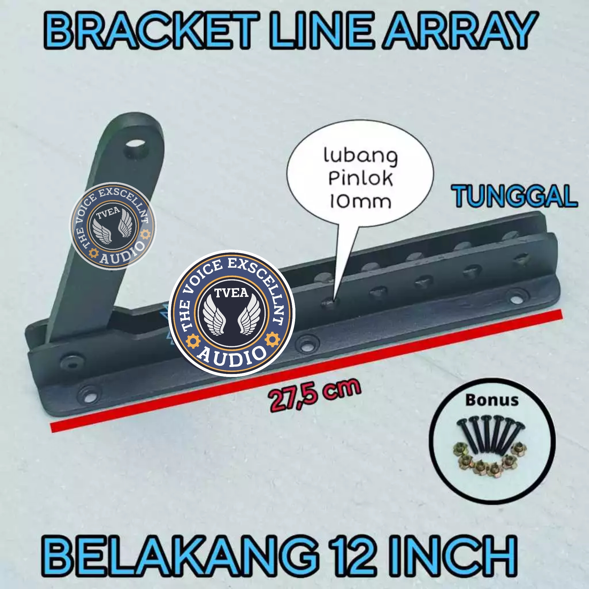 Bracket BOX Speaker LINE ARRAY 12 inch (BELAKANG) / Breket 12" Gantung ...