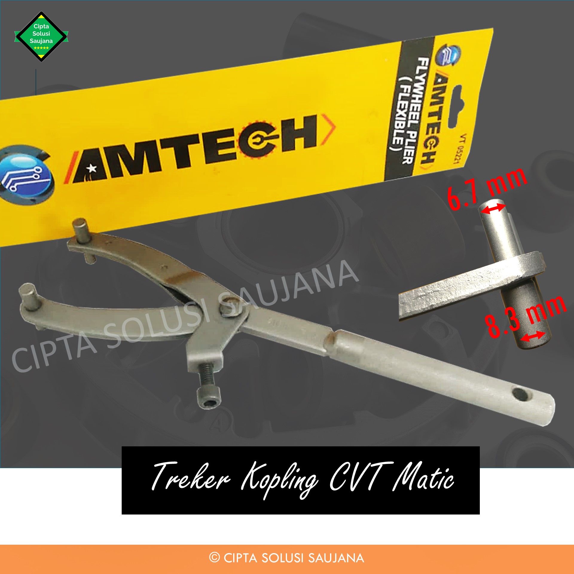 TREKER CVT MATIC KUNCI TAHANAN KOPLING MOTOR MATIC TANG PENAHAN PULLEY PULI MANGKOK RUMAH ...