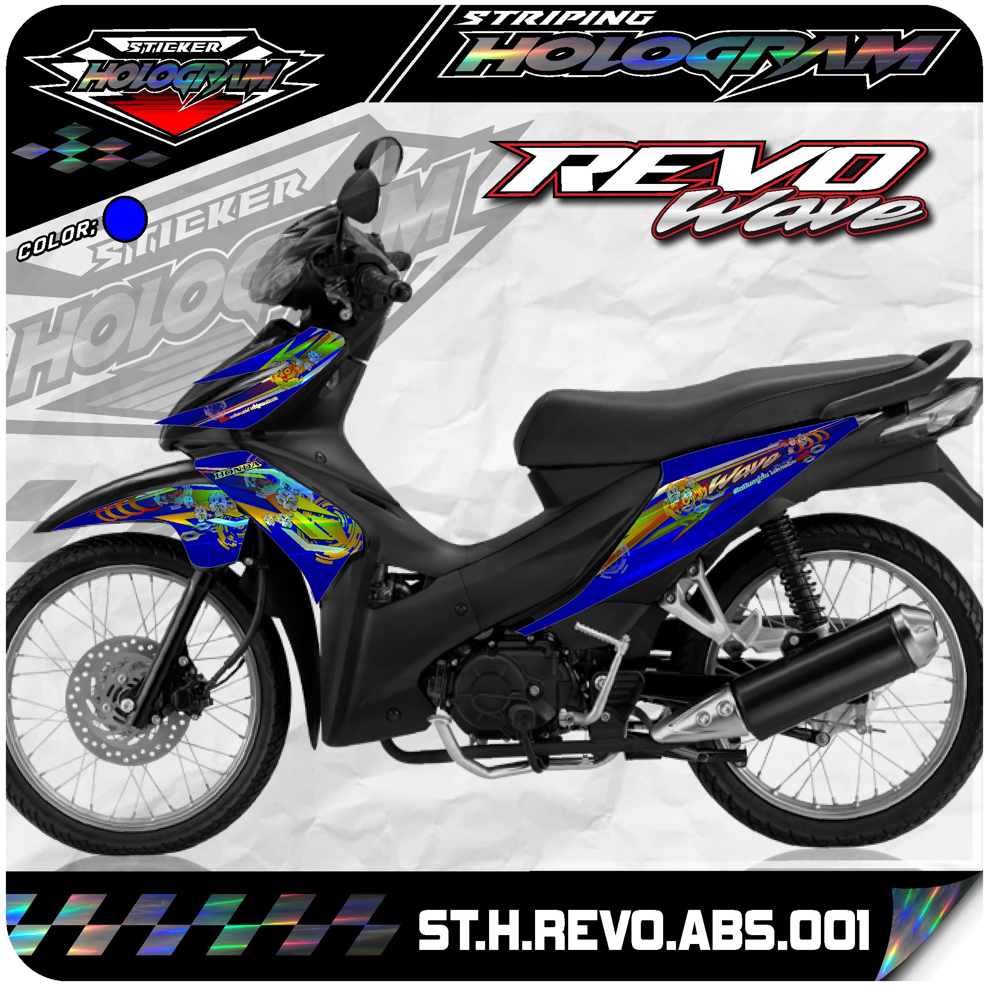 Sticker Striping Revo Absolute Stiker Motor Honda REVO ABSOLUTE Terbaru ...