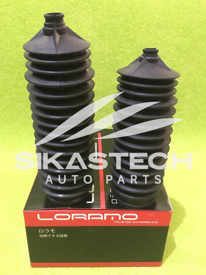 SET STEERING RACK END BOOT KARET LONG TIE ROD RAK STIR STEER SEPASANG ...