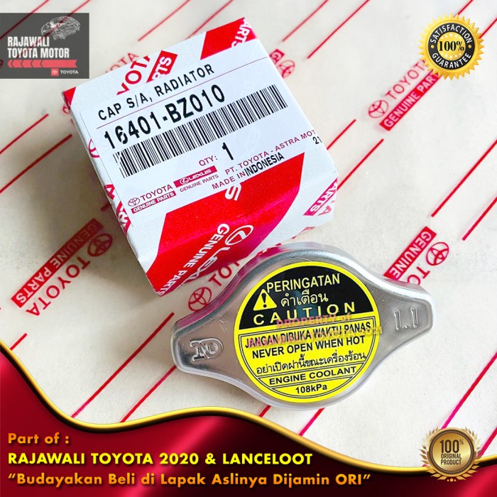 Tutup Radiator Avanza Rush Xenia Terrios Genuine Toyota (16401-BZ010 ...