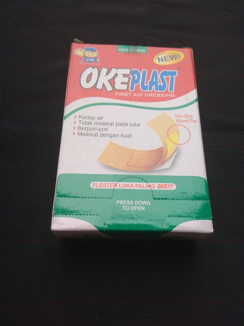OKEPLAST Plester Luka (1 kotak isi 100 strip) | Lazada Indonesia