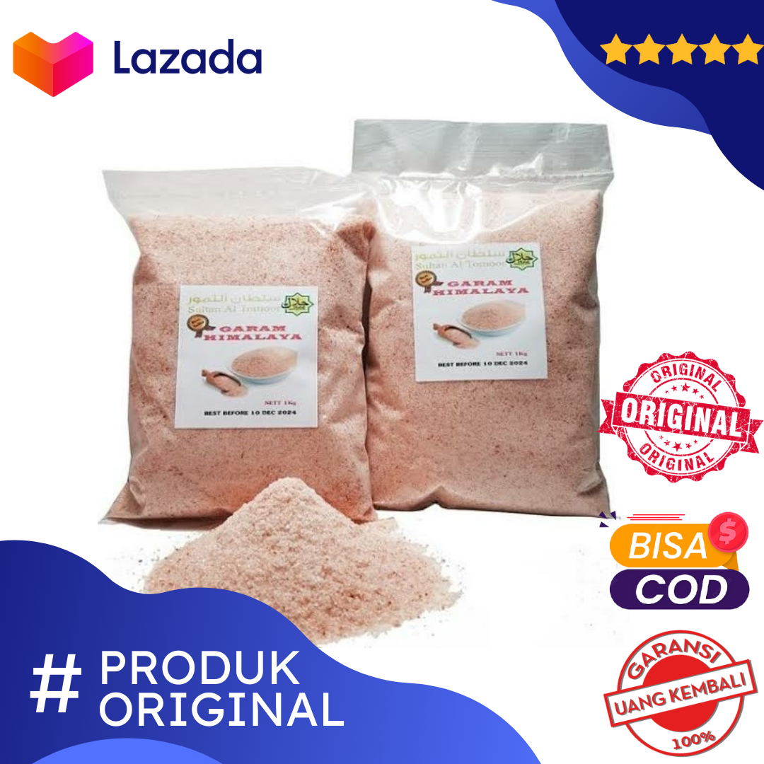 [ PRODUK ORIGINAL ] Garam Himalaya 1 kg, 500g, 250g / Natural Himalayan ...