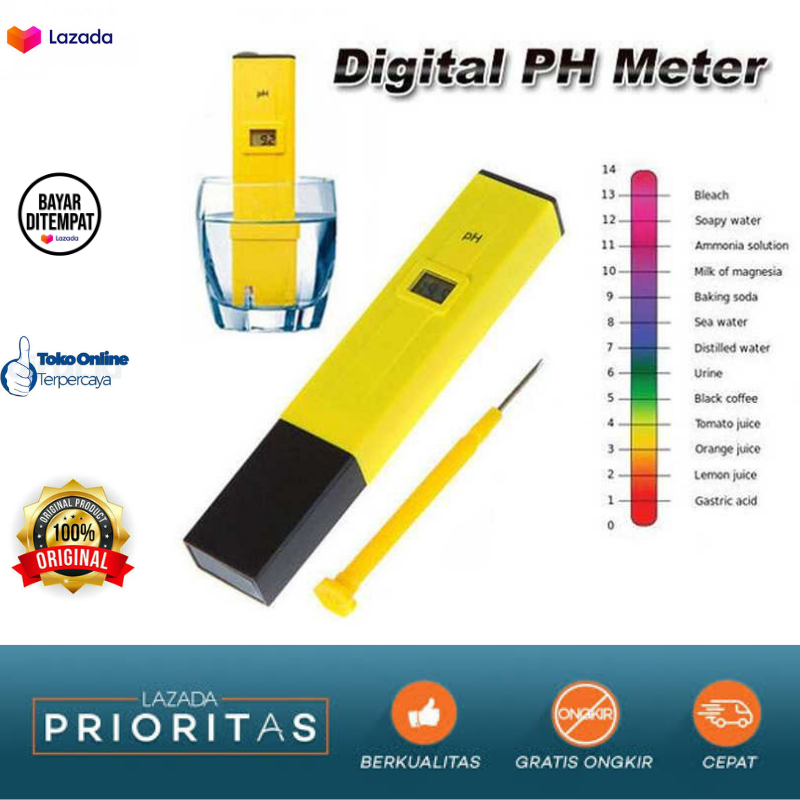 [BISA COD] Alat Pengukur PH Air tds meter pena dan ph meter / Alat Ukur ...